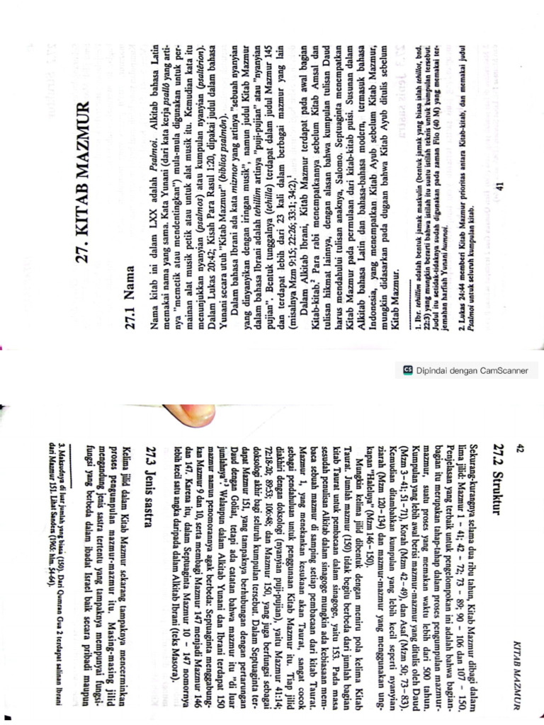 Kitab Mazmur | PDF