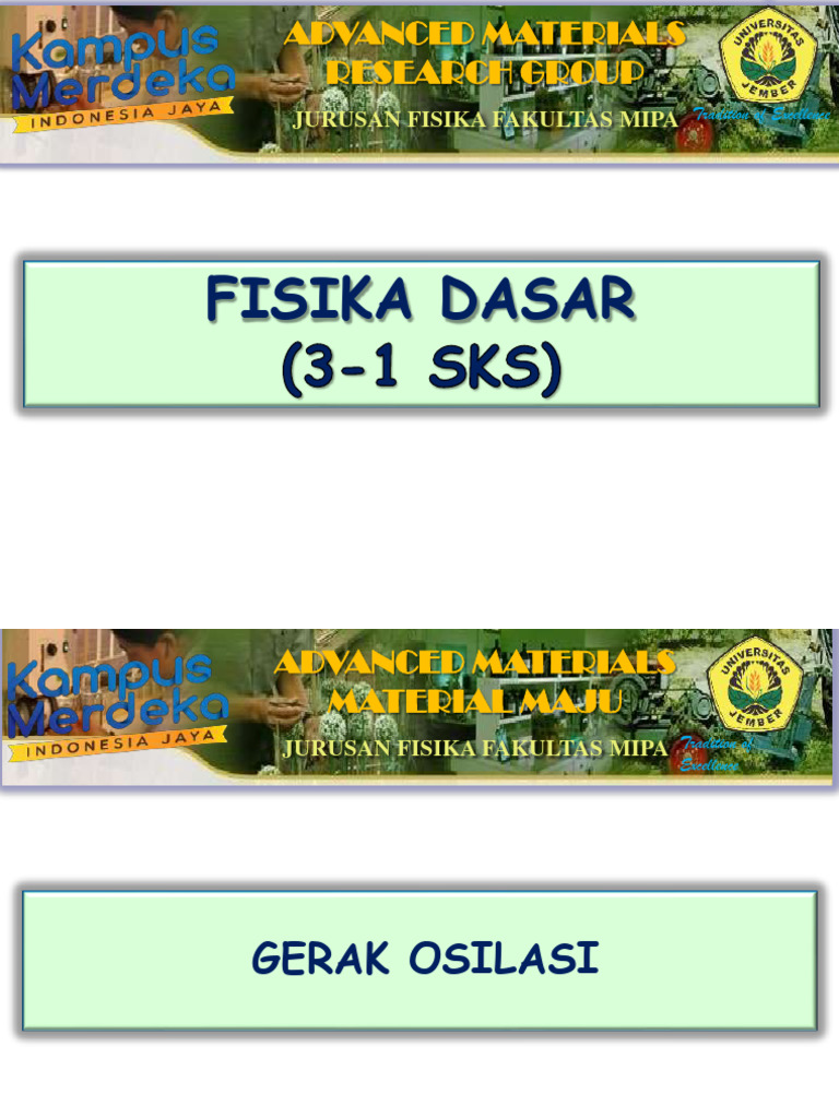 Osilasi Harmonis | PDF