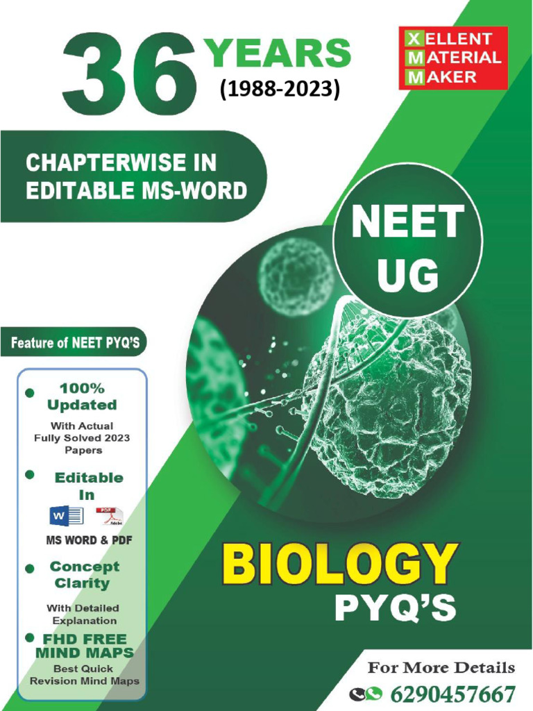 Principles of Inheritance & Variation-neet Pyqs-6290457667-Sample | PDF ...