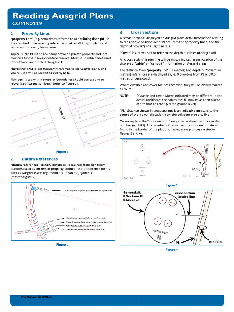 How To Read AusGrid Plans | PDF | Electric Power Transmission | Map