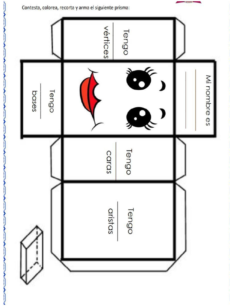 Prismas para Armar y Calcular Volumen | PDF