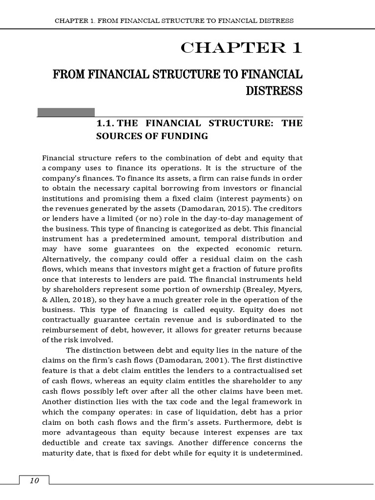Cấu trúc vốn - Kiệt quệ tài chính chapter - 1 - from - financial - structure - to - financial ...