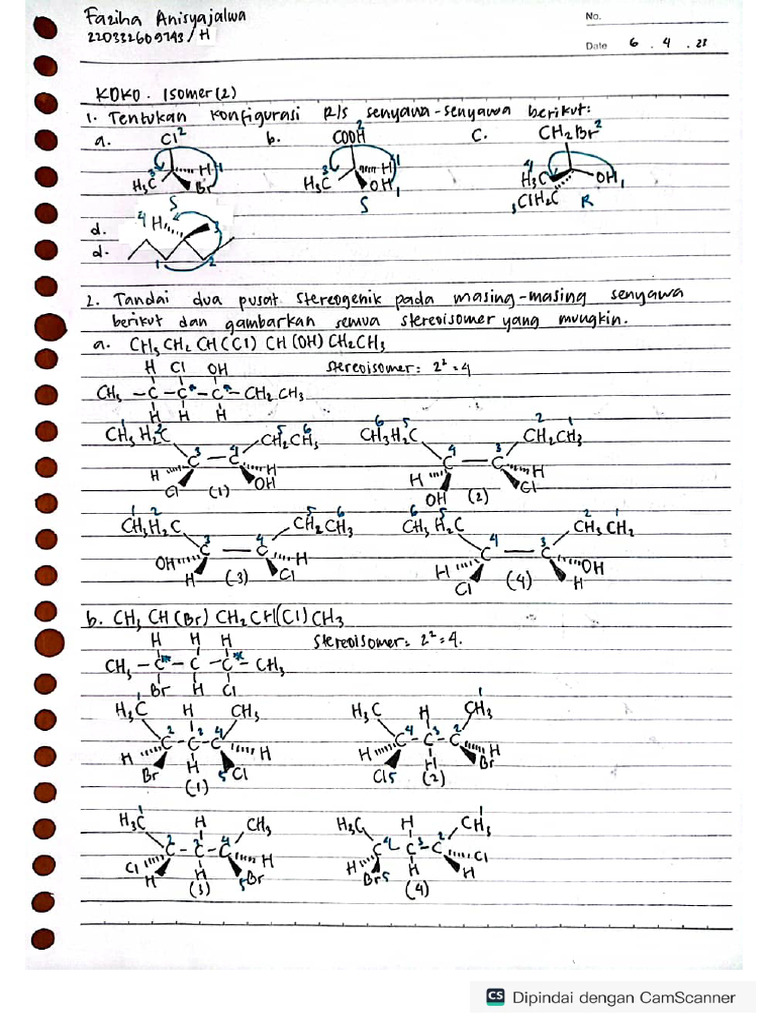 Faziha Anisyajalwa - KDKO Isomer | PDF