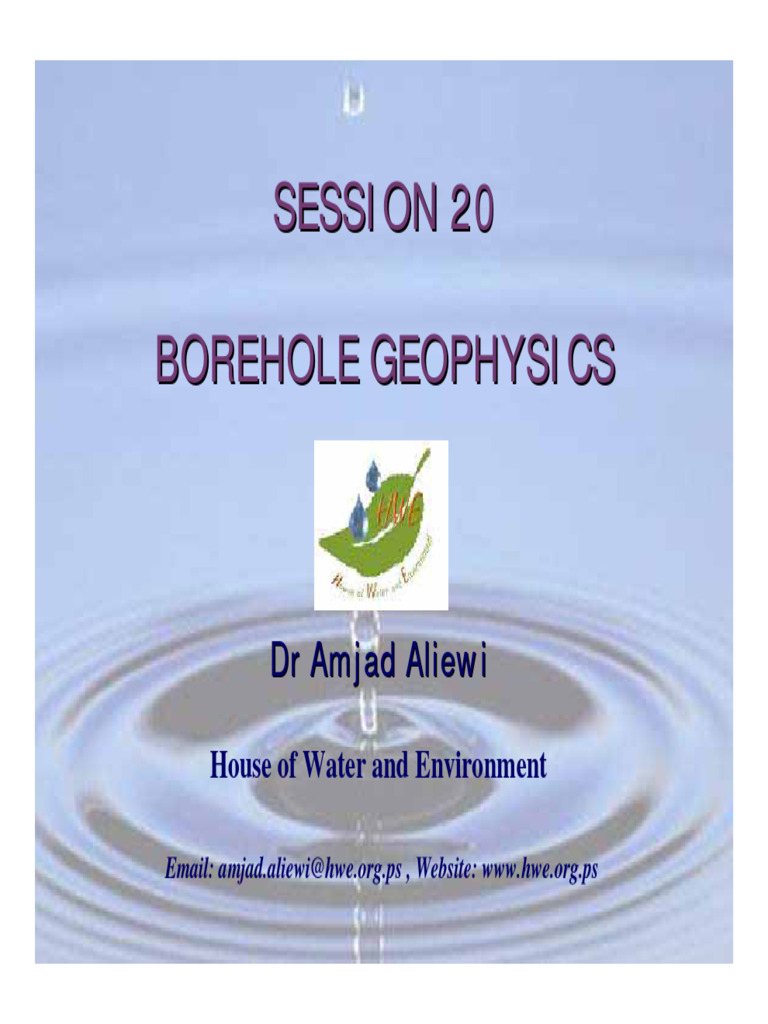 Borehole Geophysics | PDF