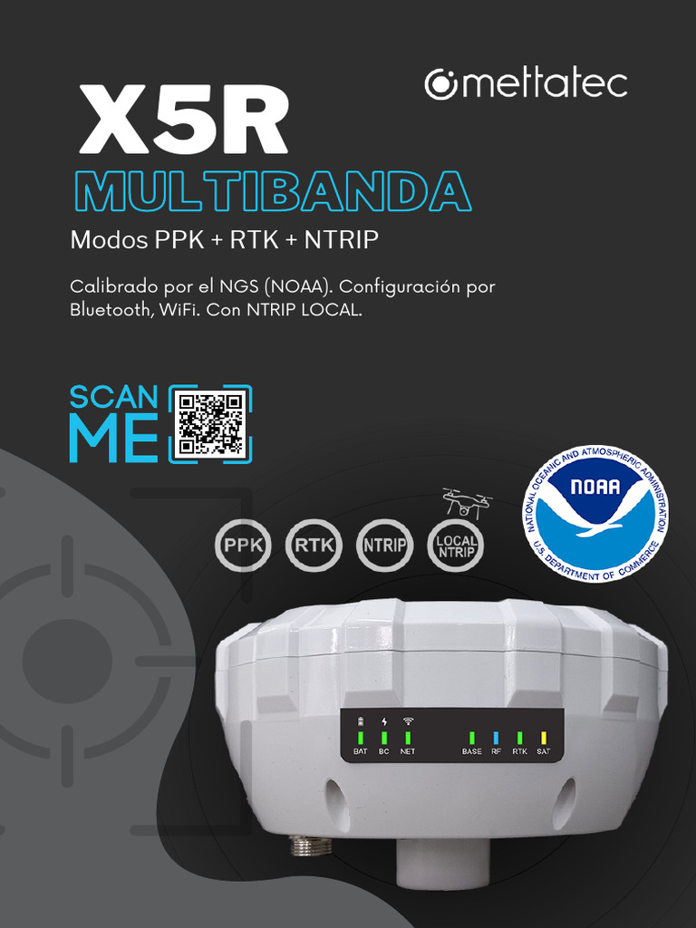 Receptor GNSS Multibanda X5R | PDF