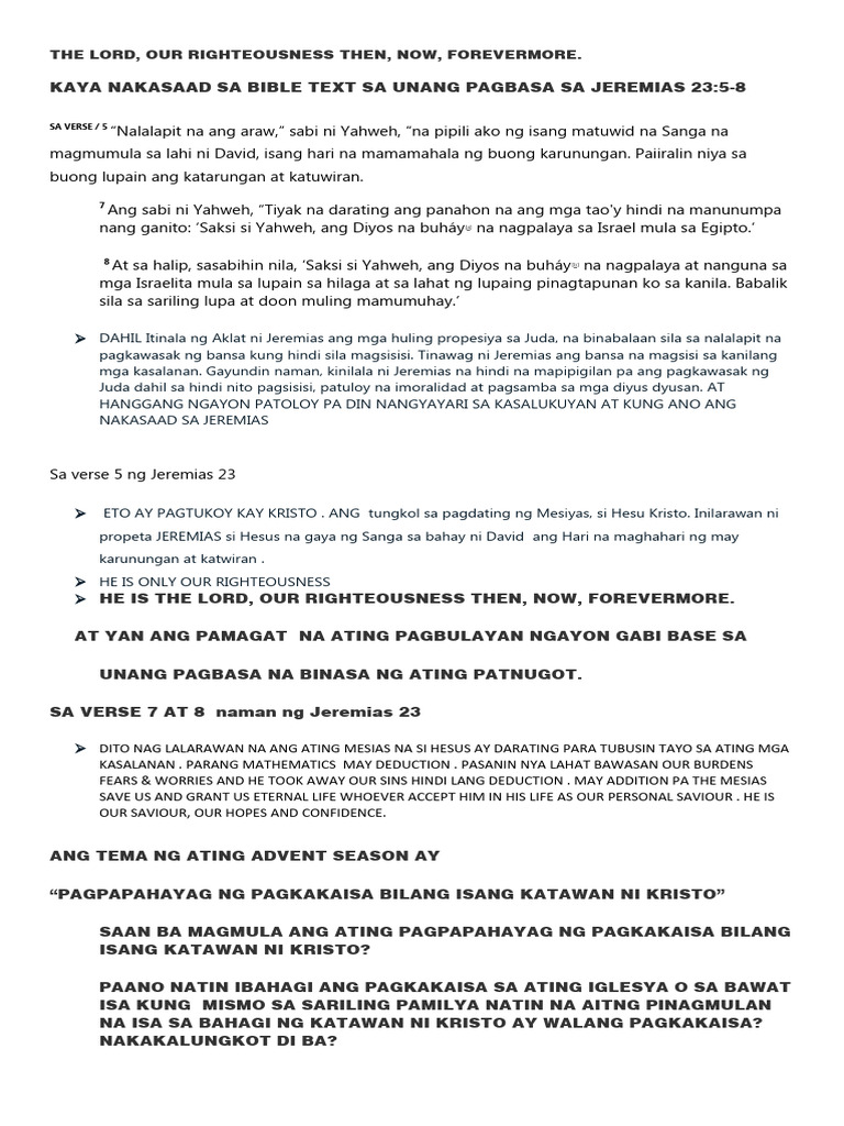 Jerwin Message Dec 20 | PDF