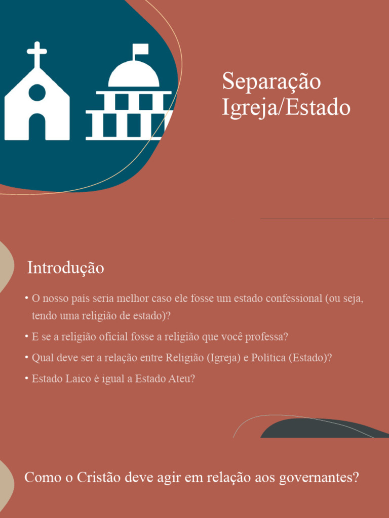 Separação Igreja Pdf