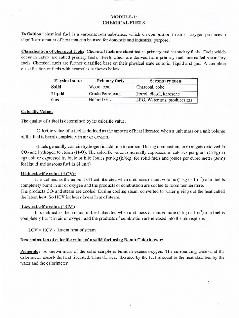 Chemistry Module-3 | PDF