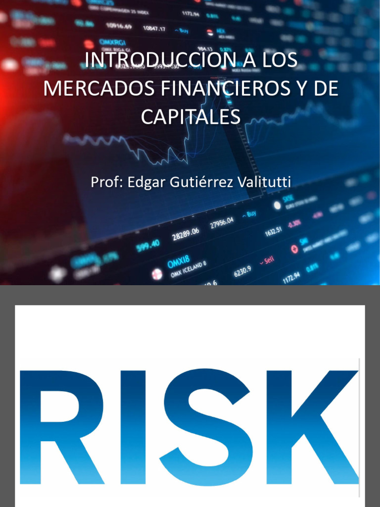 01 - Introduccion A Los Mercados de Valores y de Capitales | Descargar gratis PDF | Swap ...