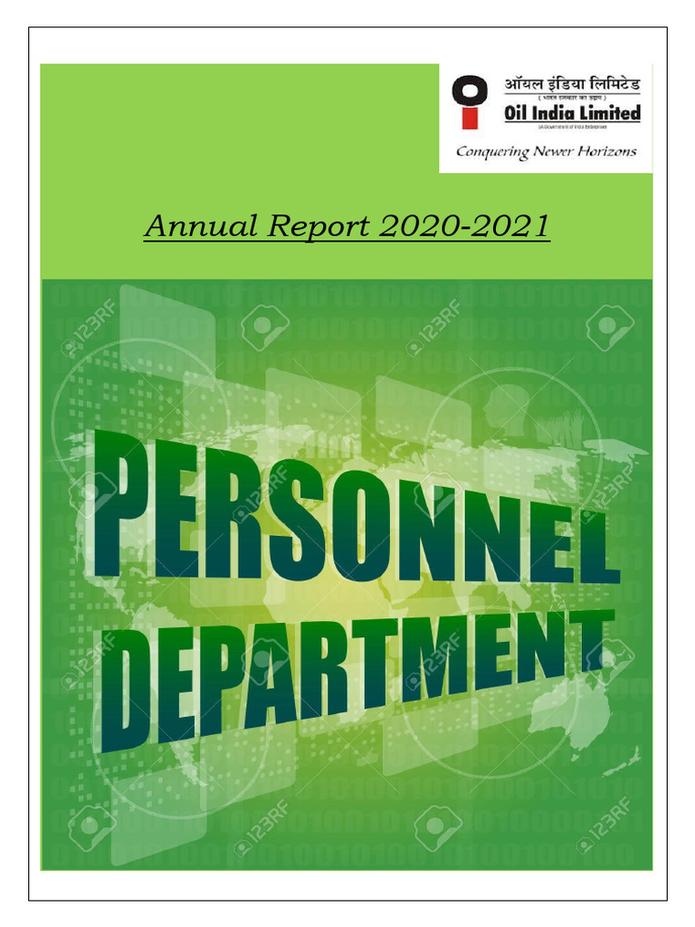 Annual Report of Personnel Department | PDF | Human Resource Management ...