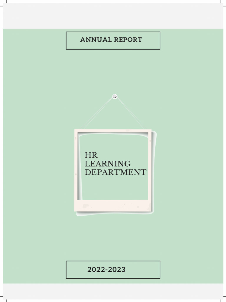 Annual Report HR Learning 2022-23 | PDF | Renewable Energy | Energy ...