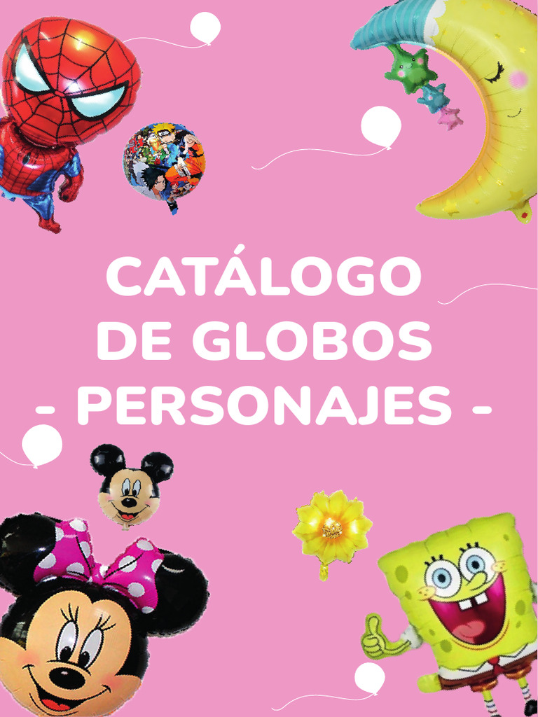 Catálogo Globos PERSONAJES | PDF