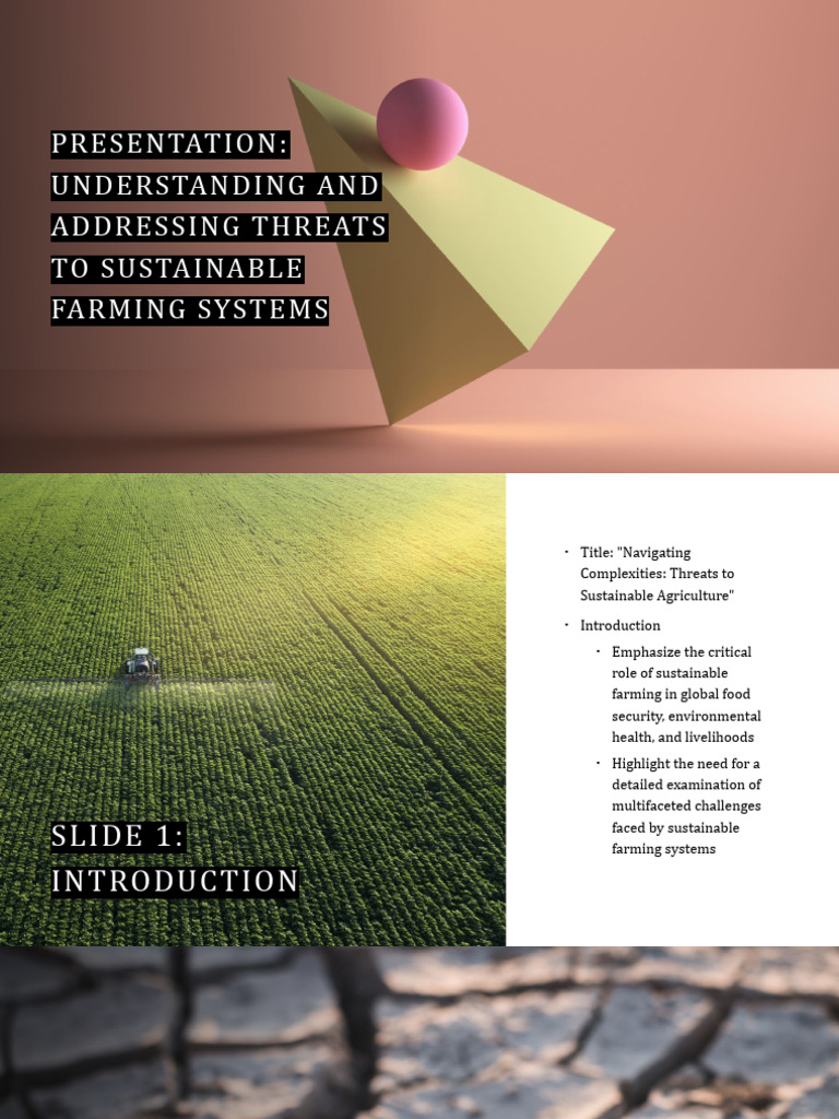 Presentation - Understanding and Addressing Threats To Sustainable ...