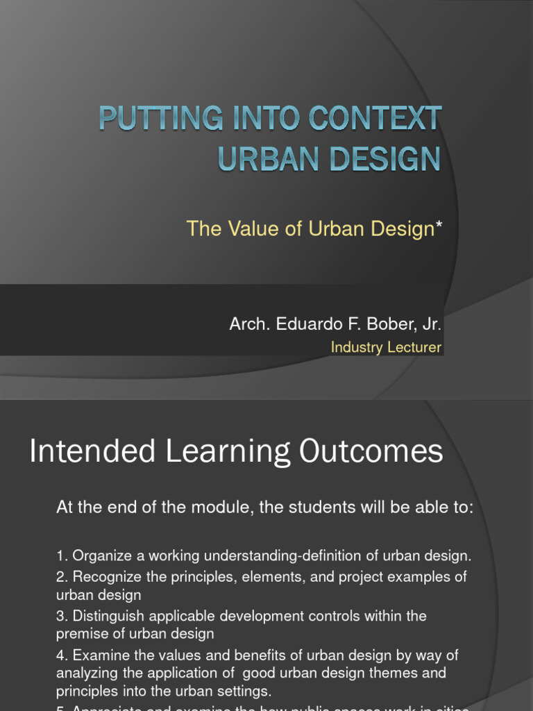 2 Planning 2 Putting Into Context | PDF