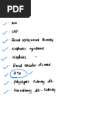 Nephrology Mnemonics Guide | PDF | Kidney Disease | Kidney
