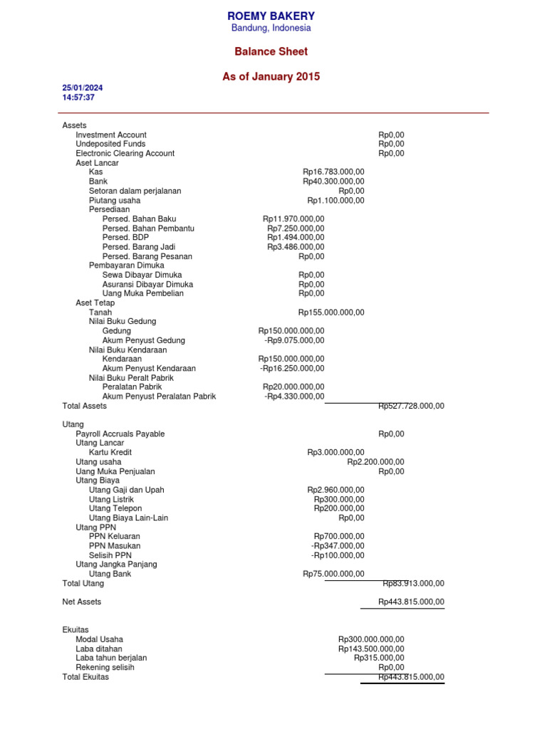 Standard Balance Sheet - 07 | PDF