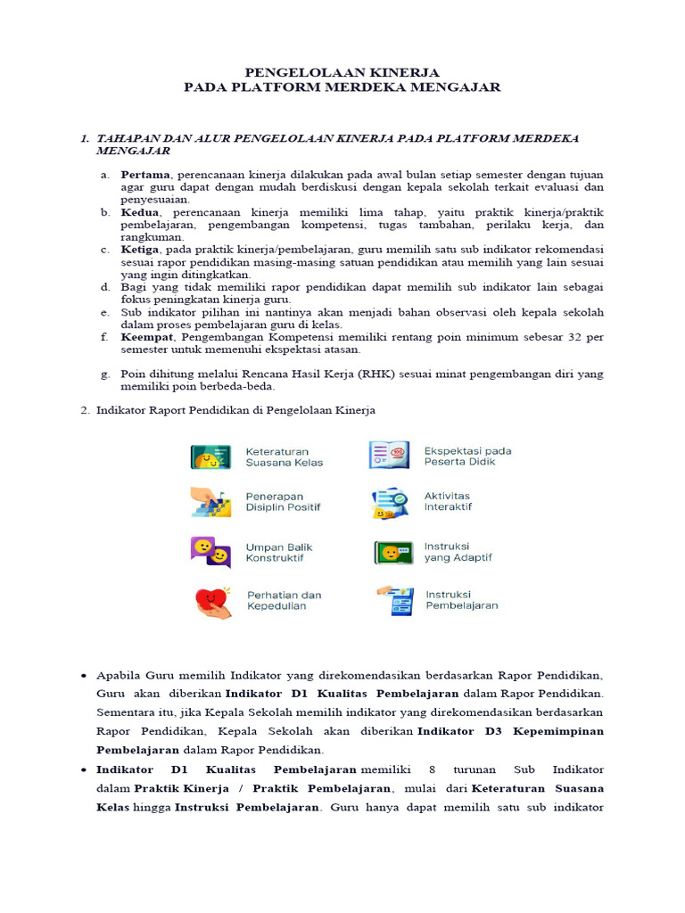 Materi Pengelolaan Kinerja PMM | PDF