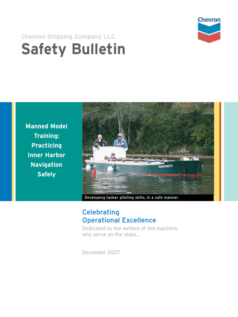 Chevron Shipping Safety Bulletin December 2007 | PDF