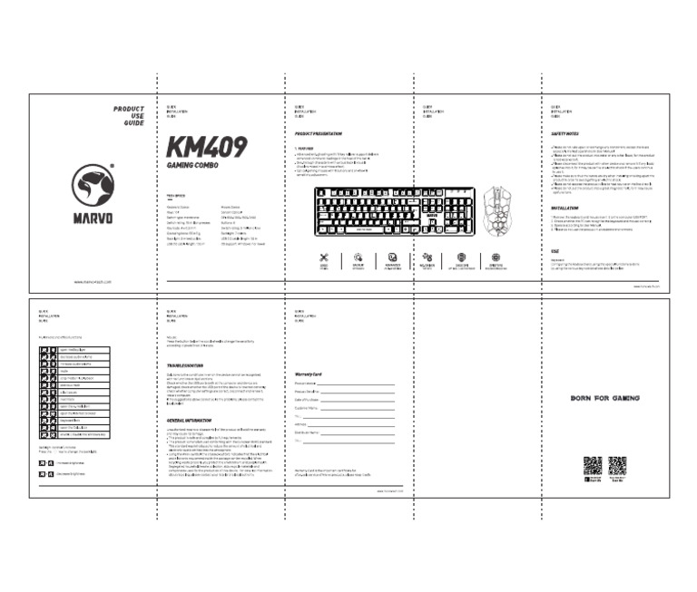 KM409 User Manual | PDF