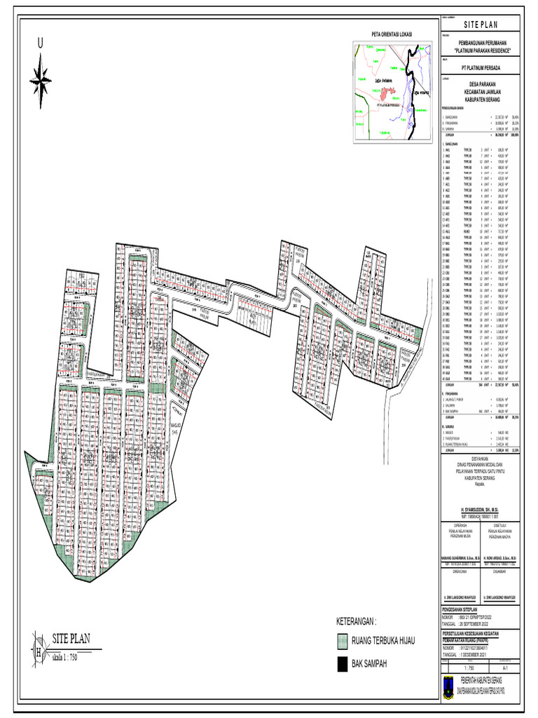 Siteplan - PT Platinum Persada-Siteplan | PDF
