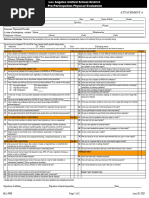 PSAL Medical Form 2024-2025 | PDF | Clinical Medicine | Diseases And ...
