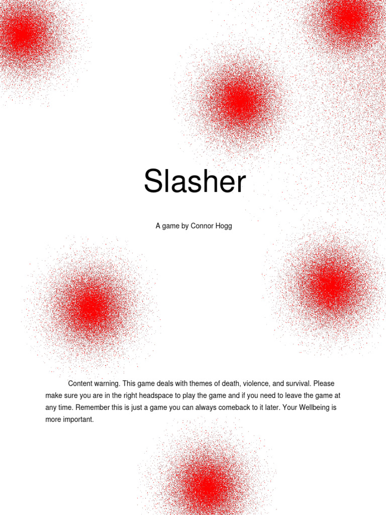Slasher v2 | PDF