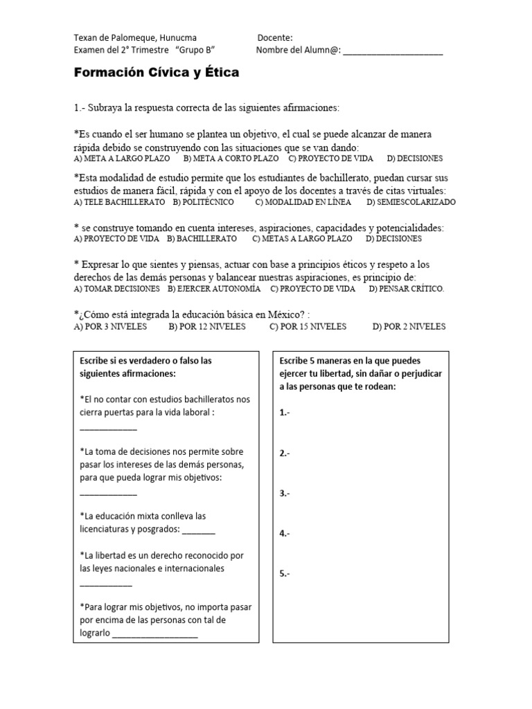 FCE Examen | PDF