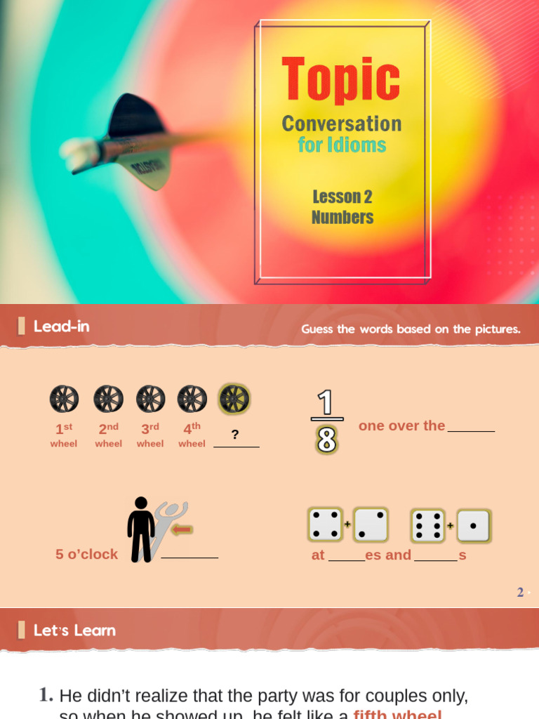 NTC Idioms L02 Numbers-2 | PDF