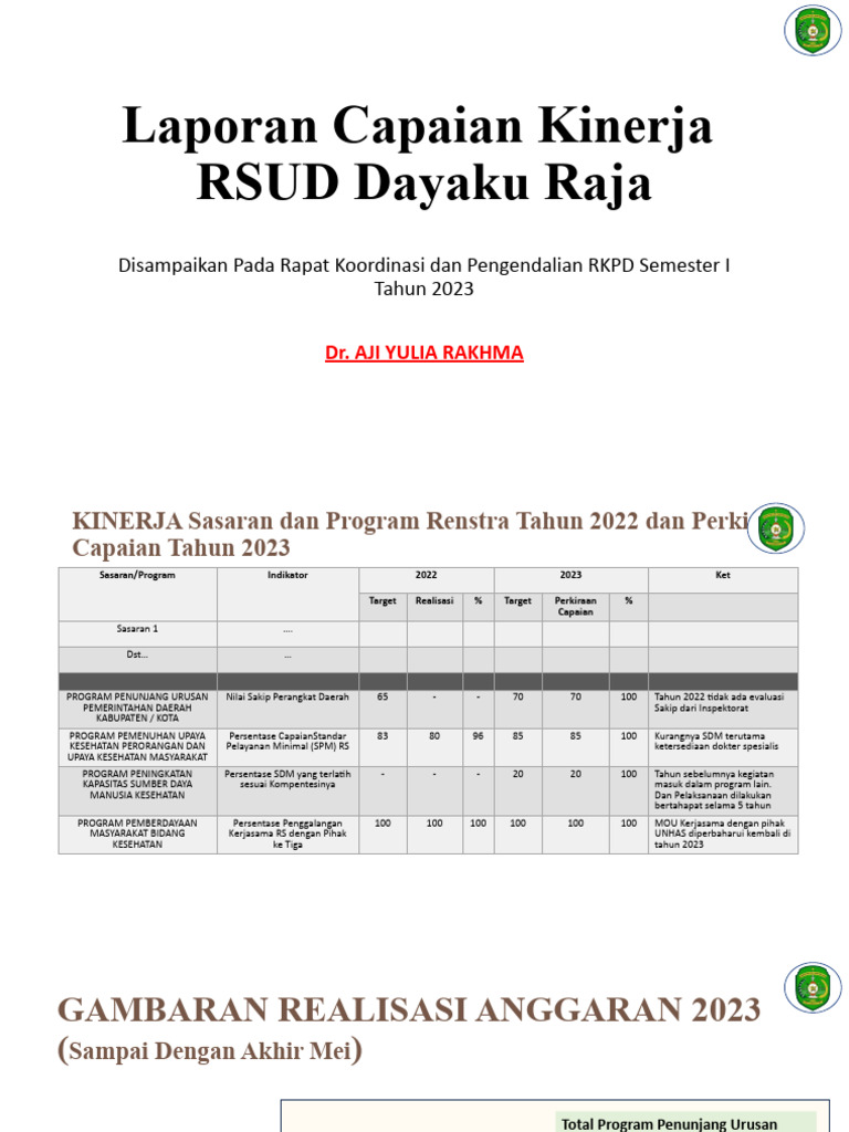 Template Paparan - RAKOR - OPD | PDF