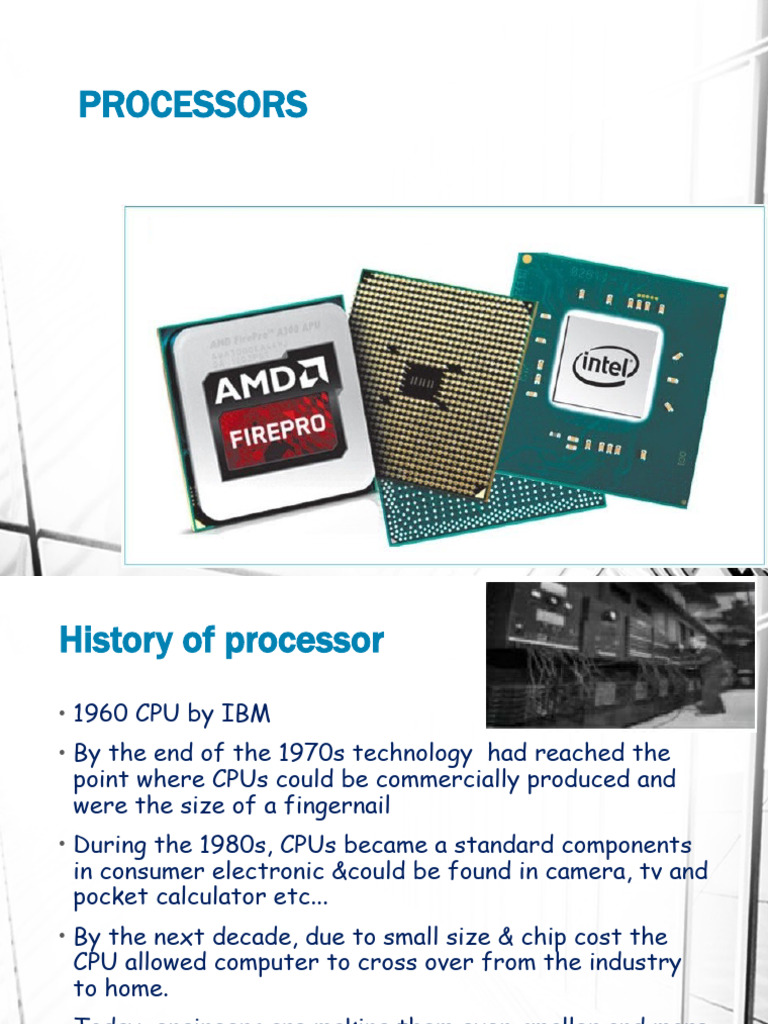 History of Processor | PDF