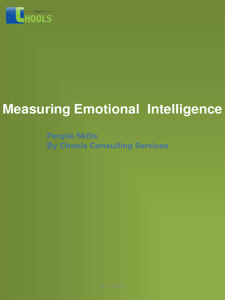 Measuring Emotional Intelligence | PDF