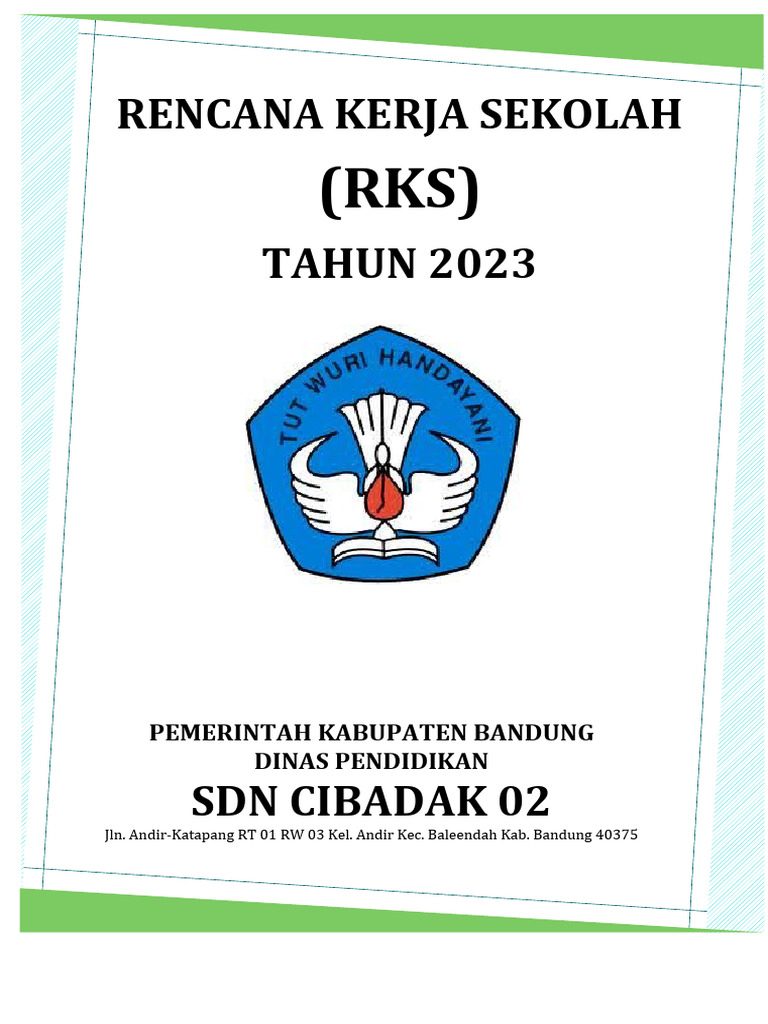 RKS 2022 Revisi 1 | PDF