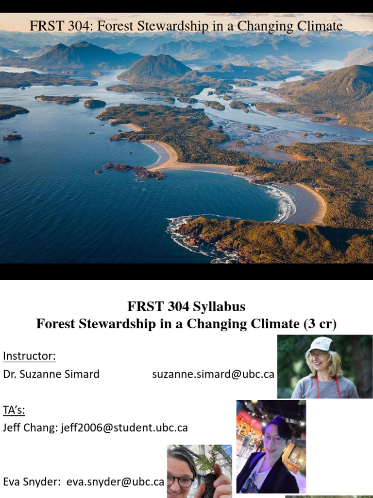 FRST 304: Forest Stewardship Syllabus | PDF | Soil | Forests