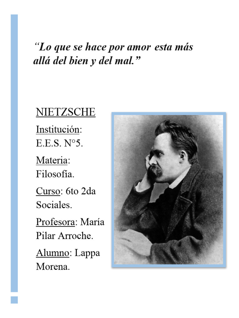 Friedrich Nietzsche | PDF