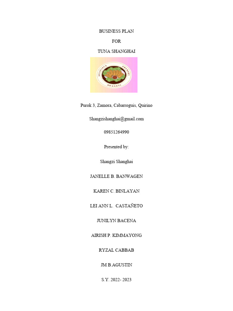 BUSINESS - PLAN-WPS - Office (1) Entrep | PDF | Pricing | Sales