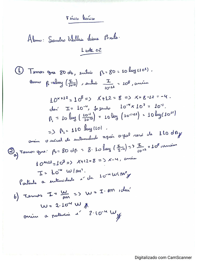 Lista 02 Sandro Willian | PDF