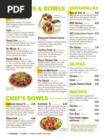 Menu Chopt Creative Salad Co | PDF | Pickling | Salad