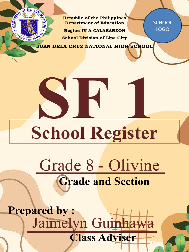 Editable SF1-10 Cover Page Template | PDF | Government | Social ...
