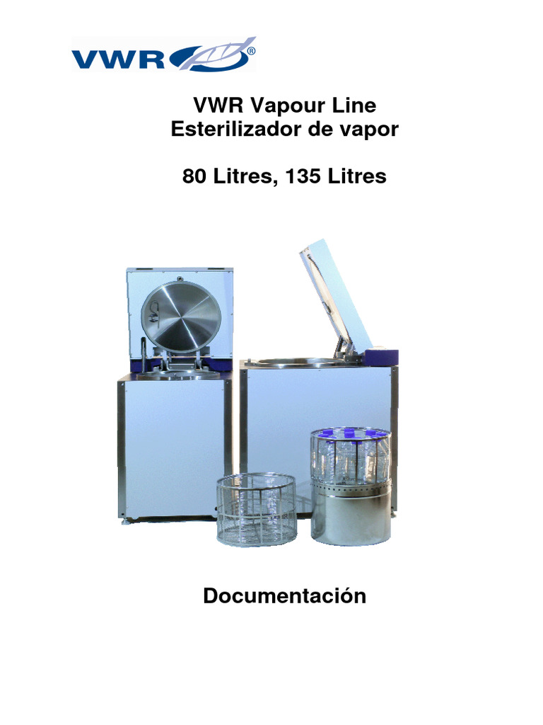 Esterilizador VWR Vapour Line 80/135 | PDF | Agua | Vapor