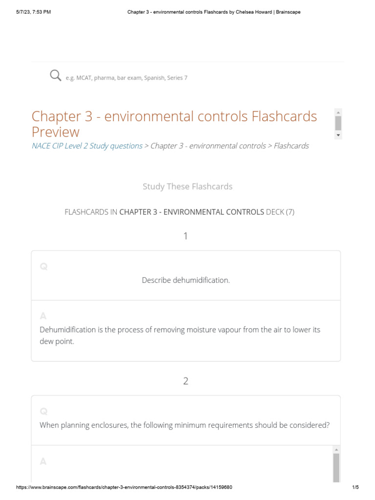 Chapter 3 - Environmental Controls Flashcards by Chelsea Howard ...