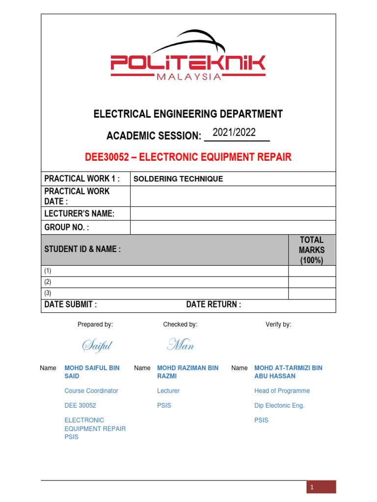 Soldering Technique Practical Guide | PDF