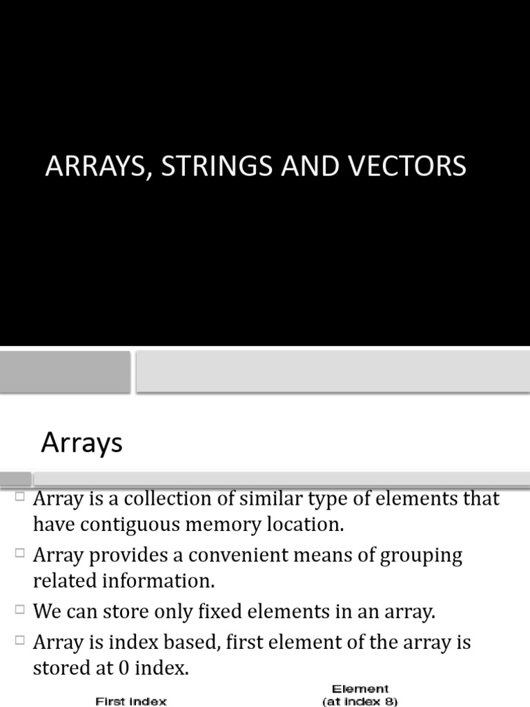 Arrays | PDF