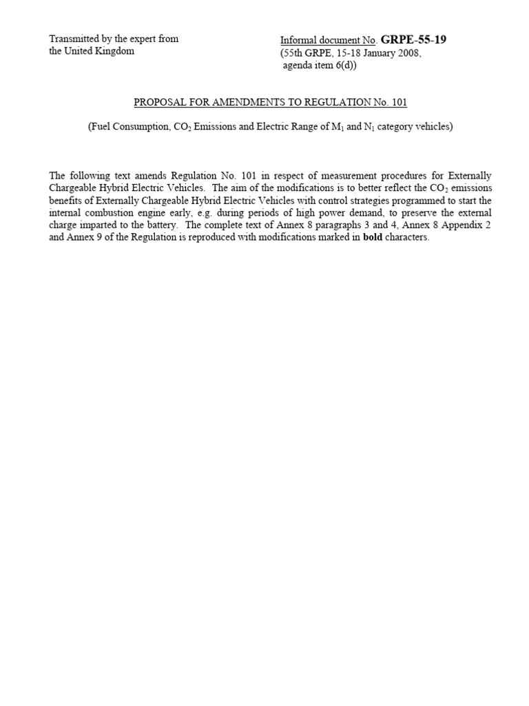 Ece Trans Wp29 Grpe 55 Inf19e | PDF | Science & Mathematics