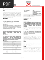 Fosroc Nitocote EP405 TDS | PDF | Concrete | Epoxy