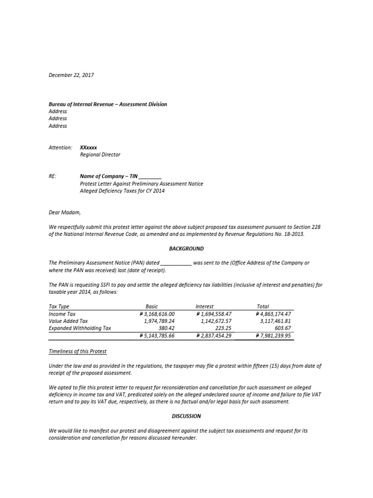 Letter of Protest For PAN | PDF | Tax Deduction | Taxes