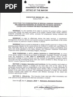 EO No. 35 S. 2019-PESO-Designating PESO Manager | PDF