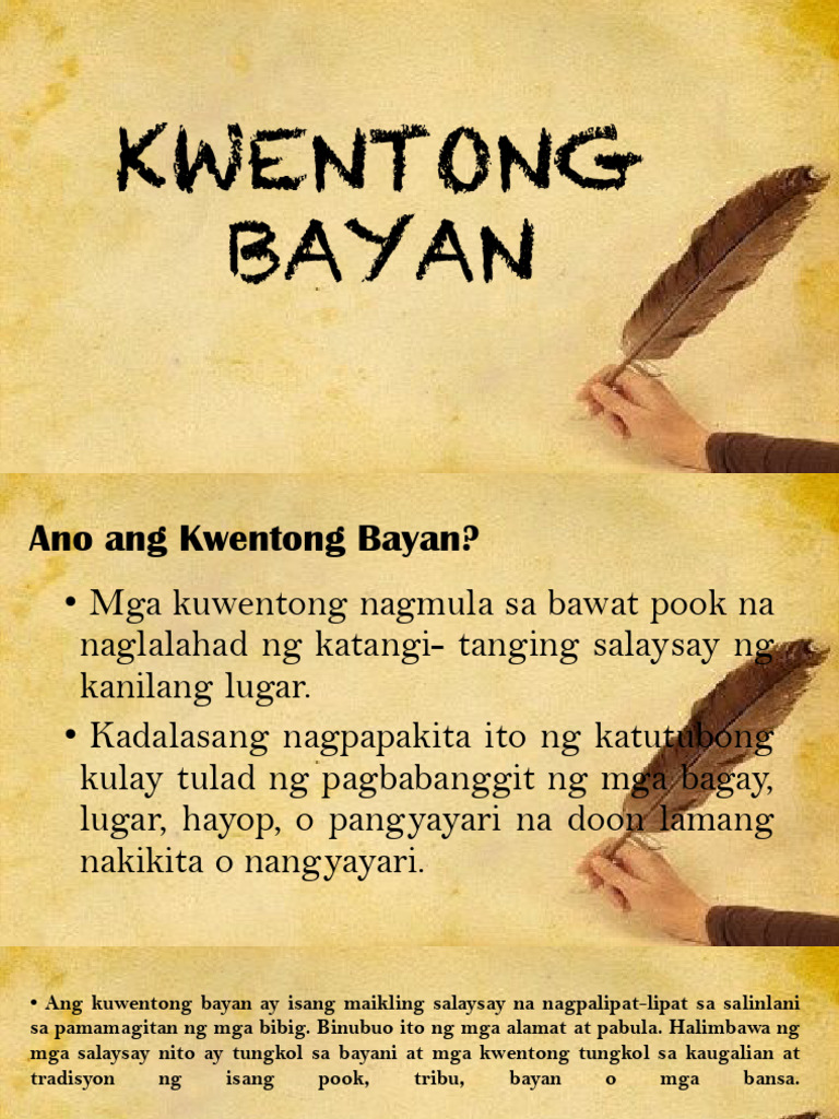 Kwentong Bayan Alamat | PDF