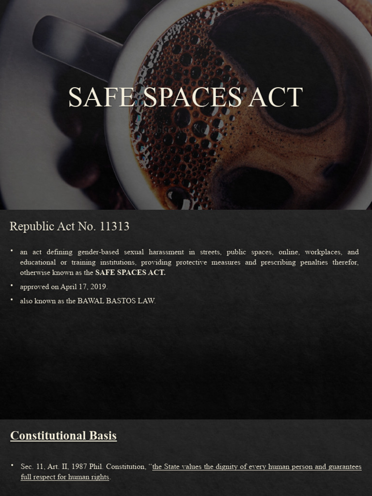 Safe Spaces Act | PDF | Sexual Harassment | Justice