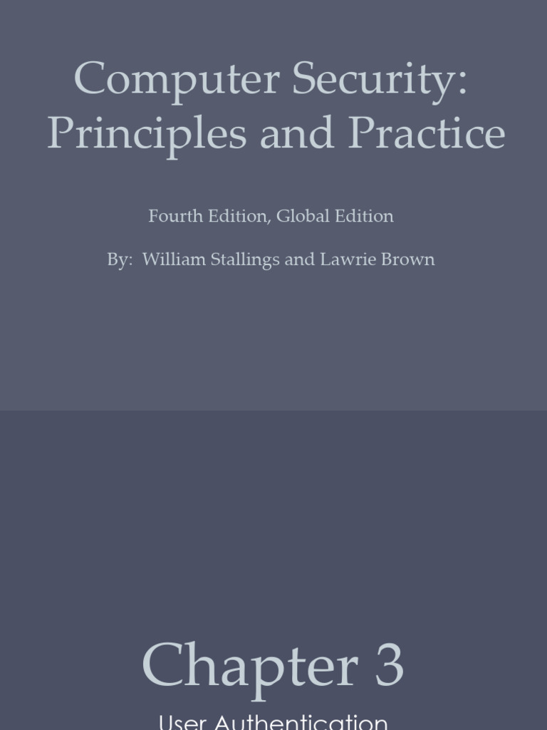 User Authentication | Download Free PDF | Password | Authentication