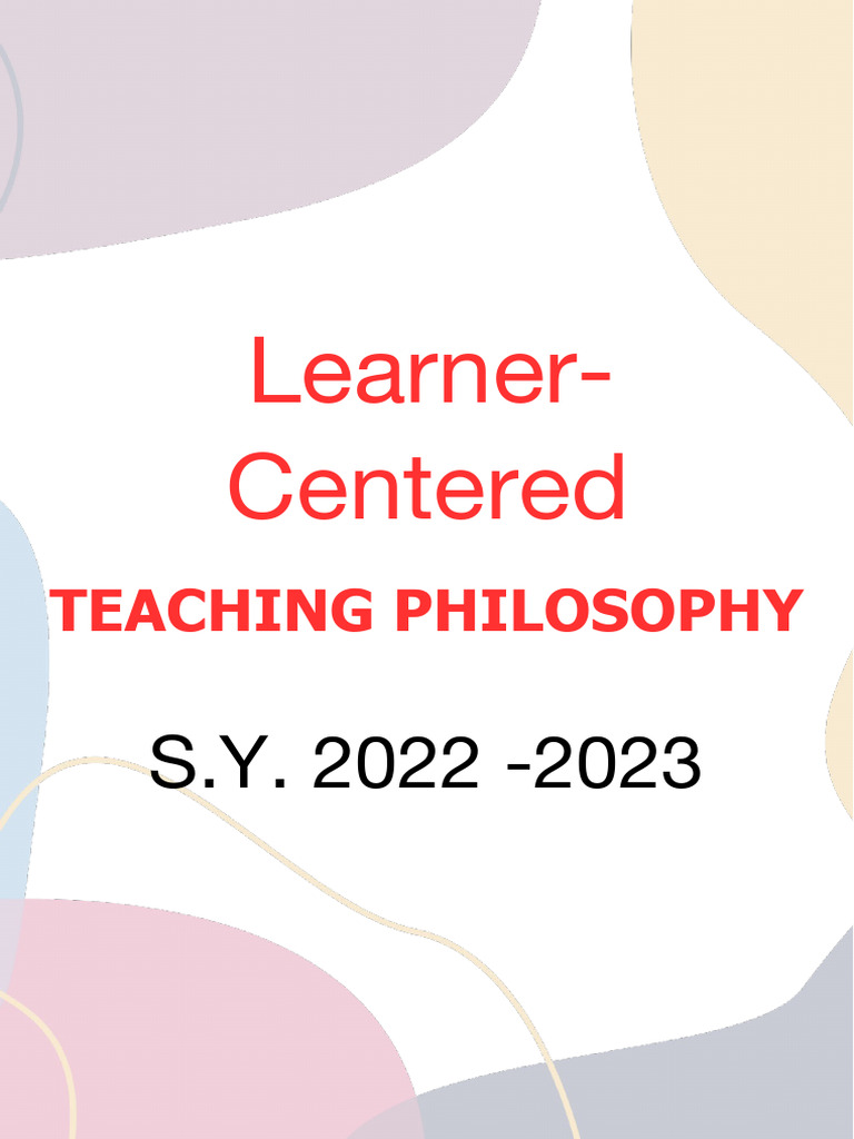 Learner-Centered Teaching Reflections | PDF | Learning | Lesson Plan